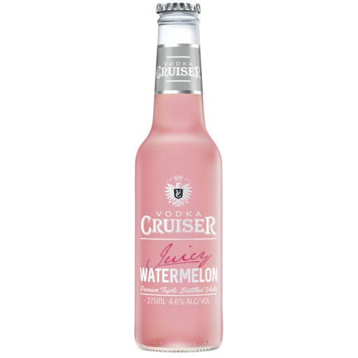 Bia Trái Cây Vodka Cruiser Juicy Watermelon 4,6% – Chai 275ml – Thùng ...