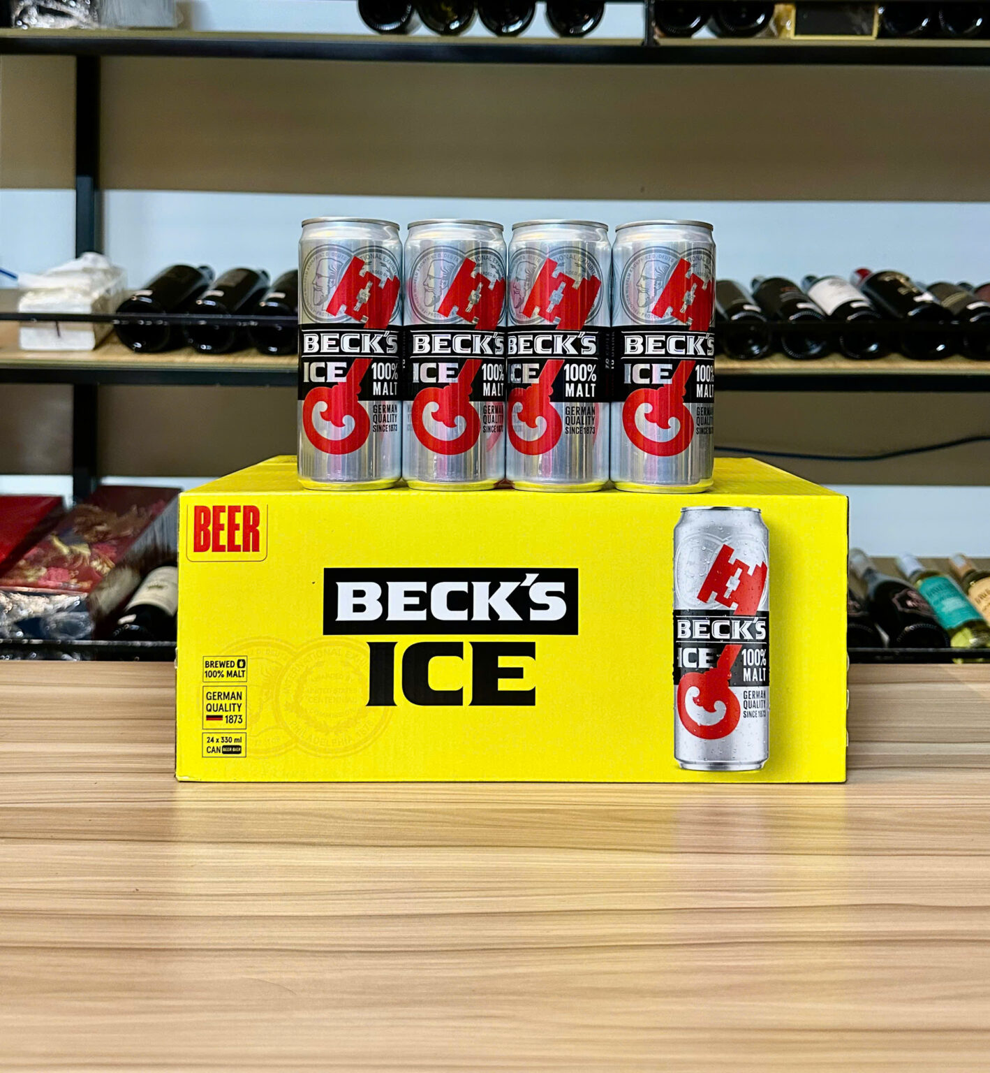 Bia Beck’s Ice 4,7% – thùng 24 lon 330ml - BIA NHẬP KHẨU ĐẠI LỘC