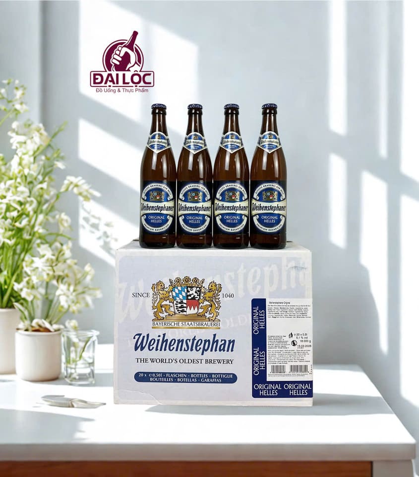 Bia Weihenstephaner Original Helles 5.1% | Bia Đức Đại Lộc