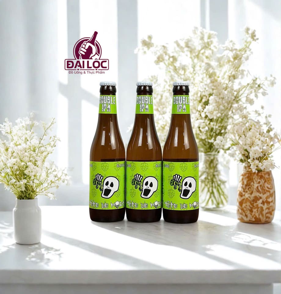 Bia Tête de Mort Double IPA 8,1% | Bia Bỉ Nhập Khẩu Chính Hãng